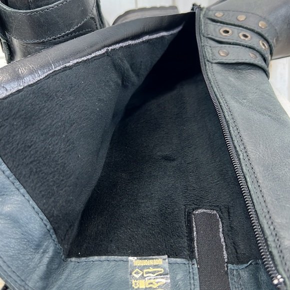 Eric Michael | Shoes | Eric Michael Leather Moto Biker Calf Boots Size ...